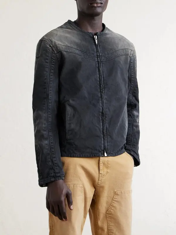 424 Tokyo Cotton-canvas Jacket - Black