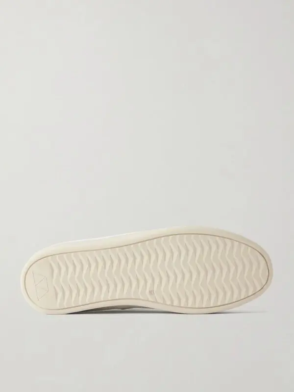 Mulo Nubuck Leather Sneakers - White