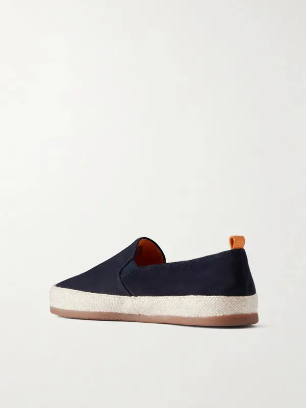 Mulo Weekender Suede Espadrilles - Blue