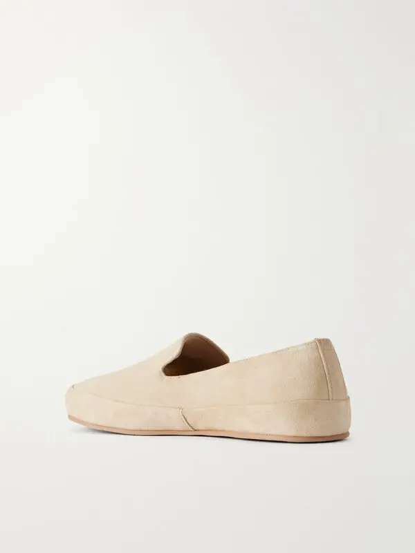Mulo Evening Suede Loafers - Neutrals