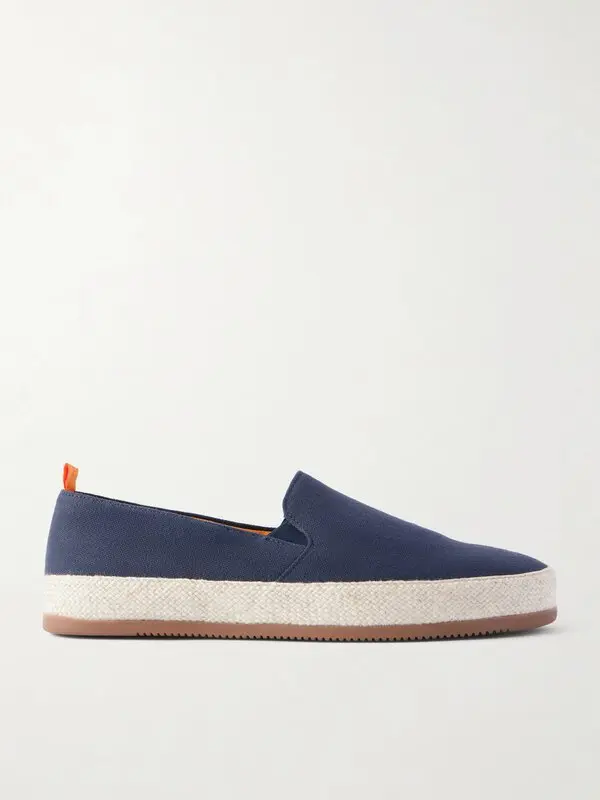 Mulo Canvas Espadrilles - Blue