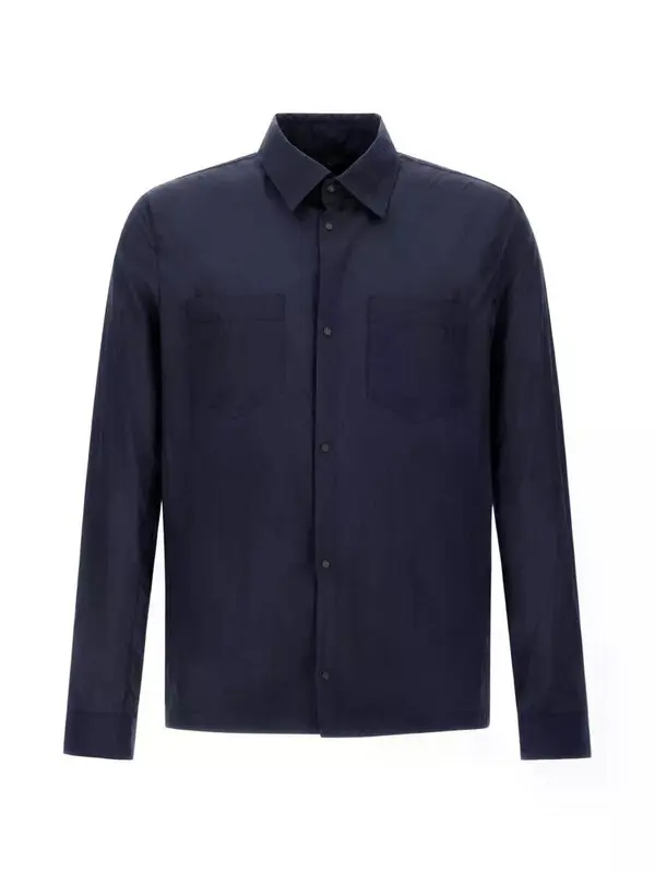Herno Ripstop Shirt Jacket - Blue