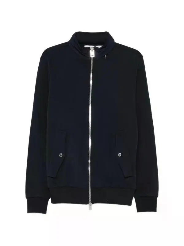 LES HOMMES Zip-up High-neck Cardigan