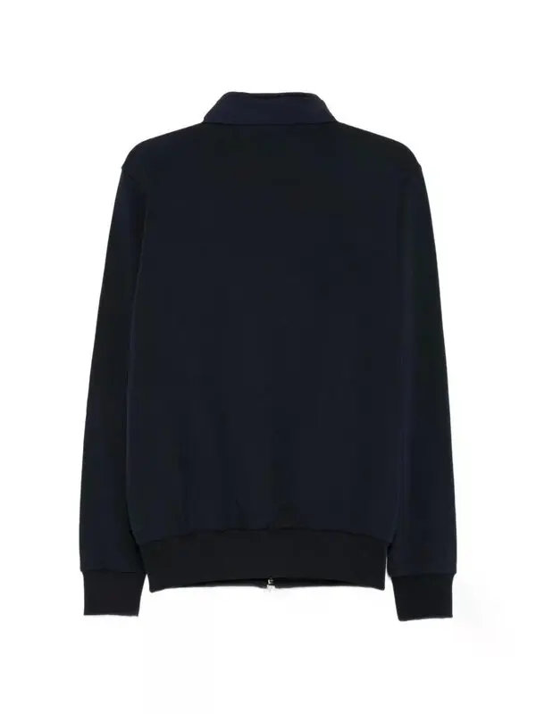 LES HOMMES Zip-up High-neck Cardigan