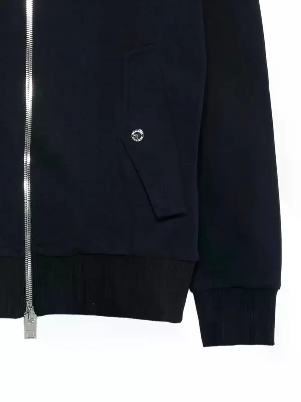 LES HOMMES Zip-up High-neck Cardigan