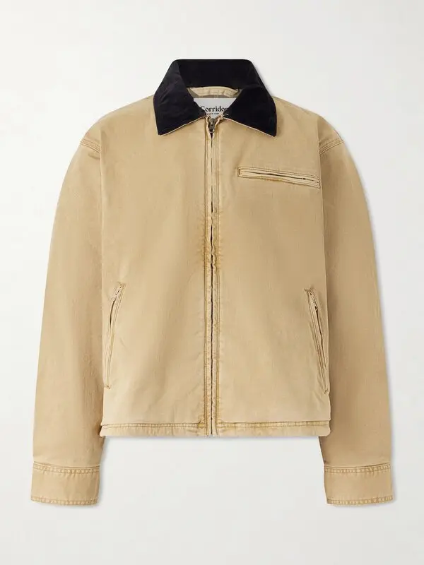 CORRIDOR Utility Cotton-blend Twill Jacket - Neutrals