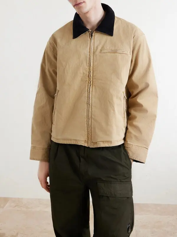 CORRIDOR Utility Cotton-blend Twill Jacket - Neutrals