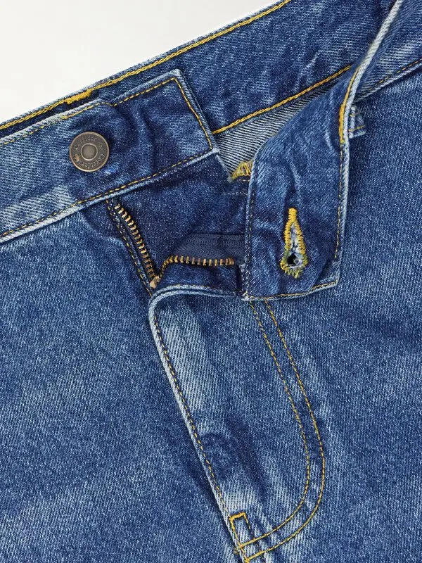CORRIDOR Straight-leg Denim Shorts - Blue