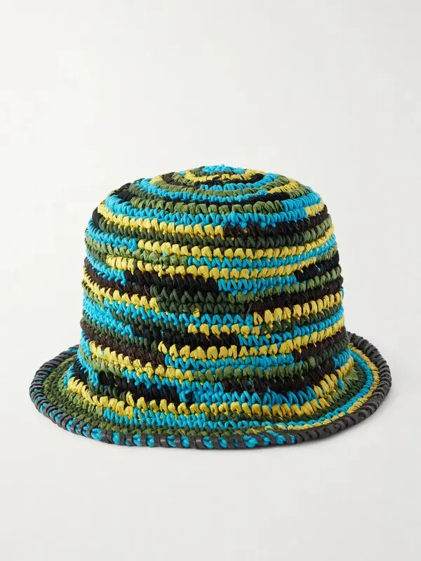 Staud Meyers Raffia Bucket Hat