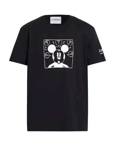 Iceberg Disney T-shirt Size Cotton - Black