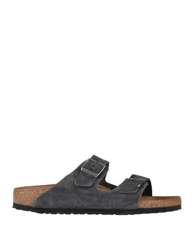 BIRKENSTOCK Sandals Charcoal Size Leather - Grey