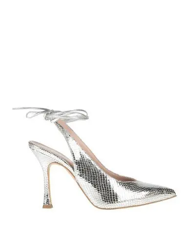 MYCHALOM Pumps Size Synthetic Fibers - Silver