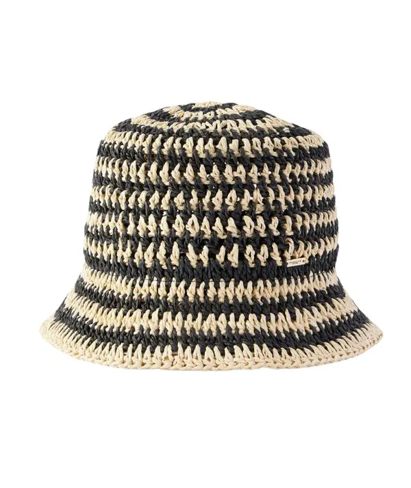 Eugenia Kim Jonah Striped Straw Bucket Hat - Neutrals