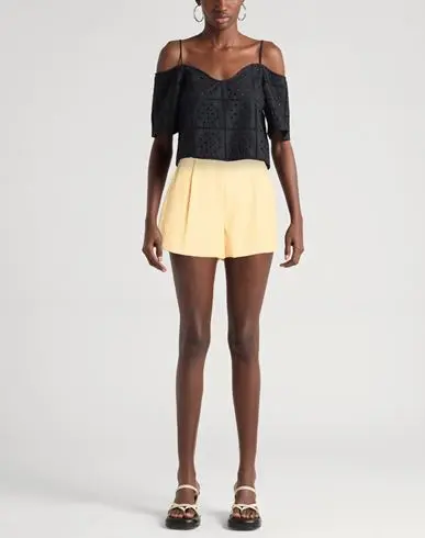 Sandro Polyester Piqué Shorts