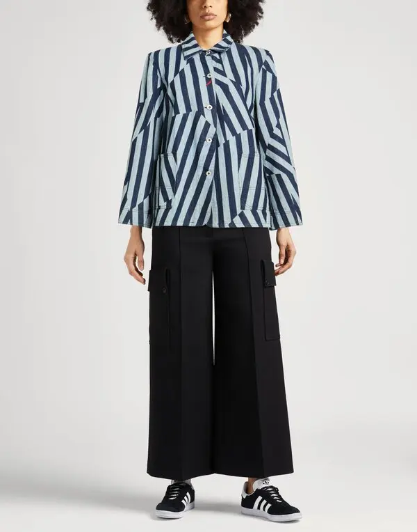 Kenzo Striped Denim Trucker Jacket
