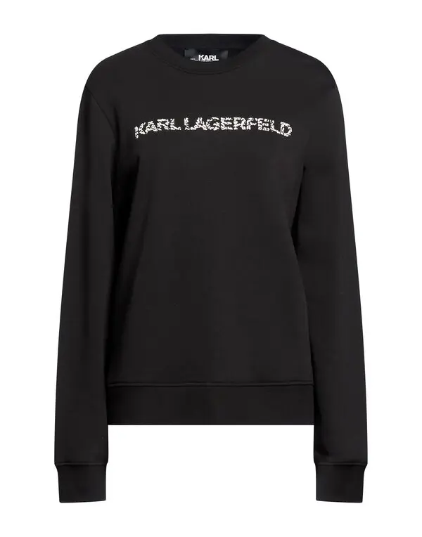 Karl Lagerfeld Sweatshirt In Organic Cotton And Recycled Polyester