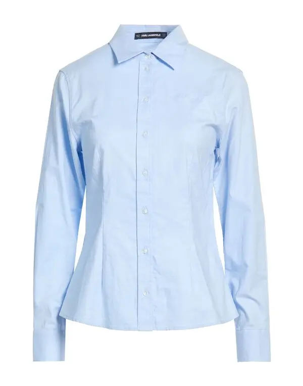 Karl Lagerfeld Cotton Elastane Embroidered Shirt