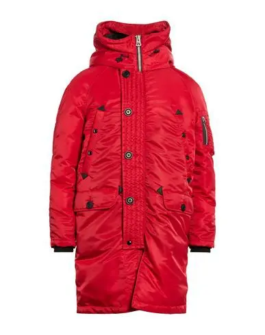 SPIEWAK Puffer Dark Polyamide Parka - Red