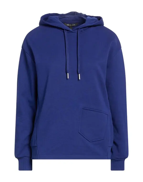Armani Exchange Cotton-blend French Terry Sweatshirt - Blue