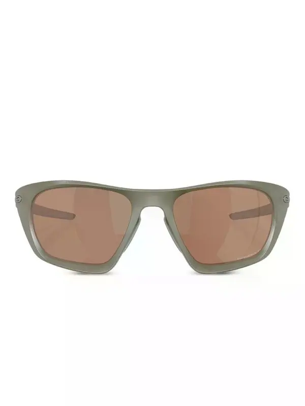 Oakley Lateralis Wraparound Sunglasses - Green