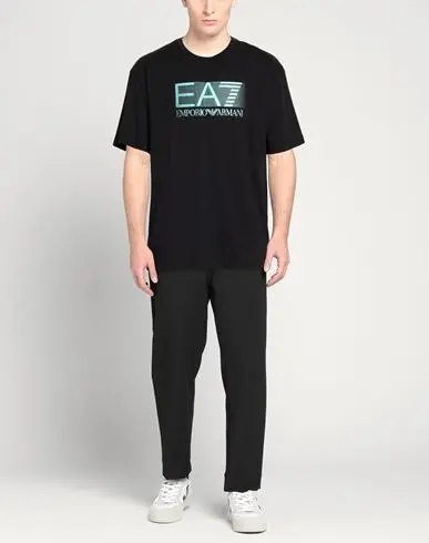 EA7 T-shirt Size Cotton - Black