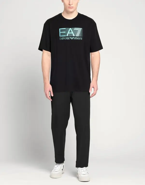EA7 T-shirt Size Cotton - Black