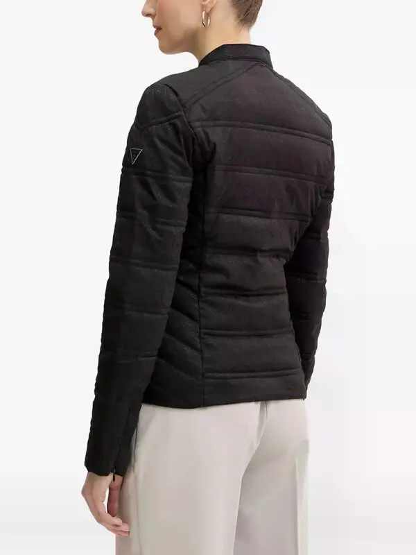 Guess Zip-up Quilted Jacket