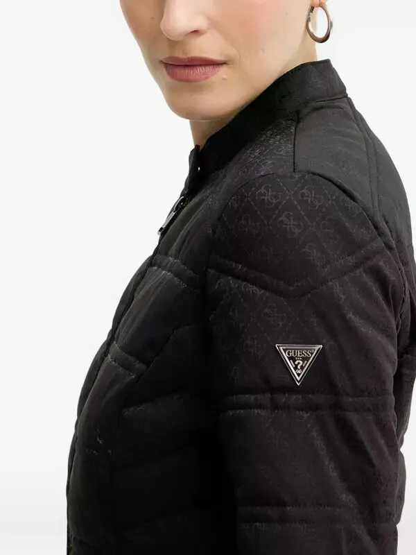 Guess Zip-up Quilted Jacket
