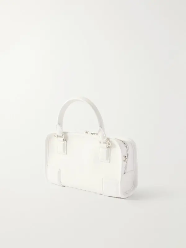 Loewe Amazona 180 Mini Leather Shoulder Bag - White