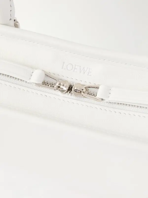Loewe Amazona 180 Mini Leather Shoulder Bag - White