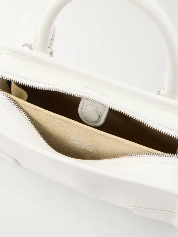 Loewe Amazona 180 Mini Leather Shoulder Bag - White