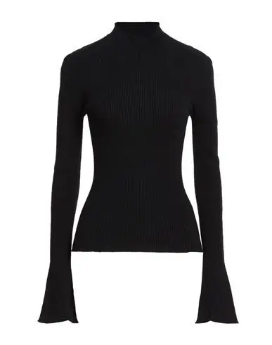 DONDUP Ribbed Knit Bell Sleeve Turtleneck