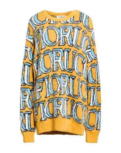 Fiorucci Intarsia-knit Crewneck Sweater