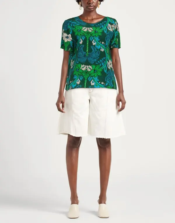 P.a.r.o.s.h Floral-print Satin Top