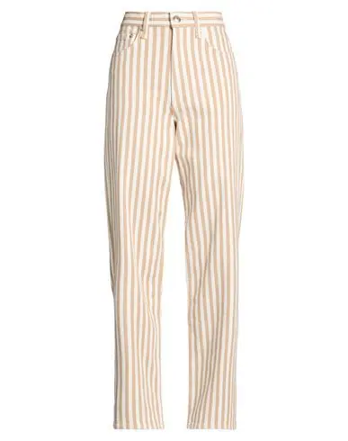 Rag & Bone Straight-leg Striped Jeans - Sand