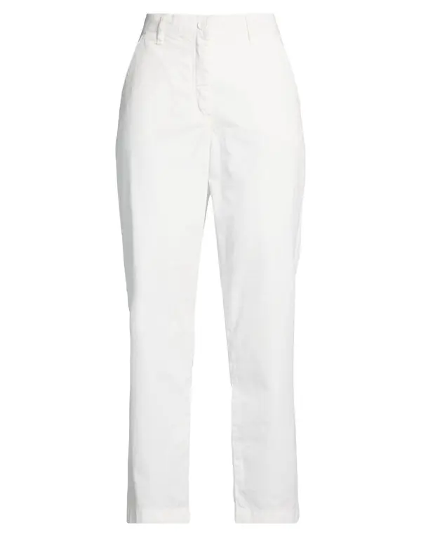 Armani Exchange Tapered Poplin Pants - White
