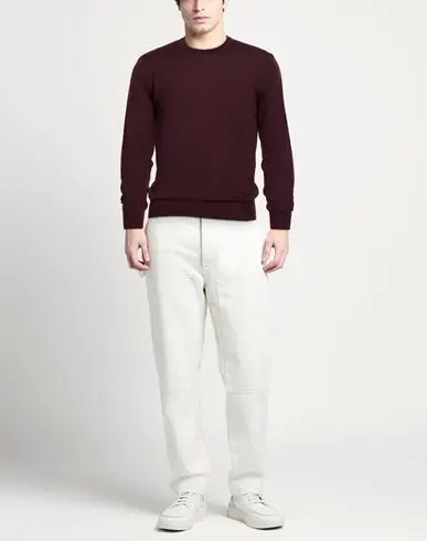 FILIPPO DE LAURENTIIS Merino Wool Crewneck Sweater - Red