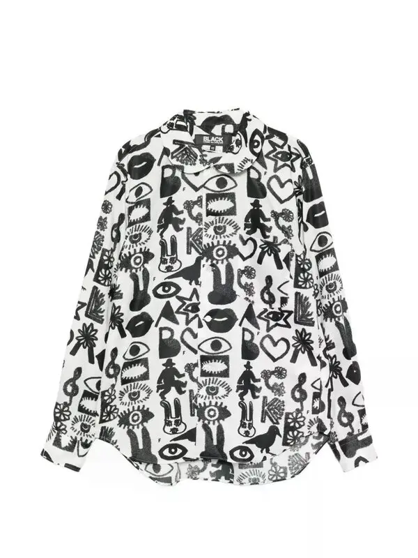 Comme Des Garçons Graphic-print Shirt