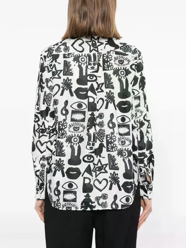 Comme Des Garçons Graphic-print Shirt
