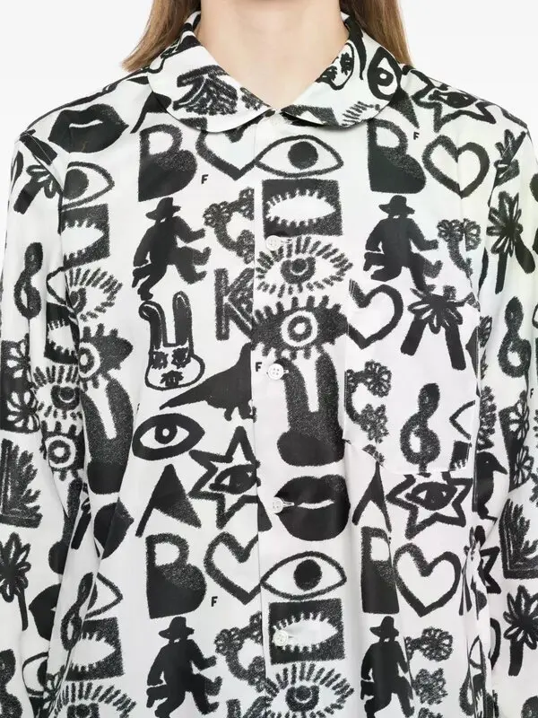 Comme Des Garçons Graphic-print Shirt