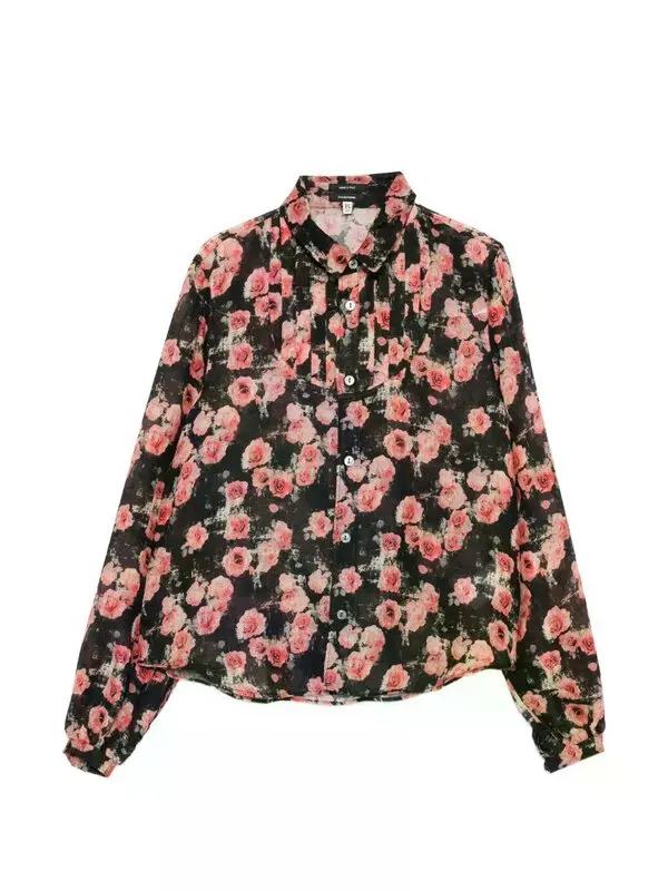 R13 Shrunken Pleated Blouse