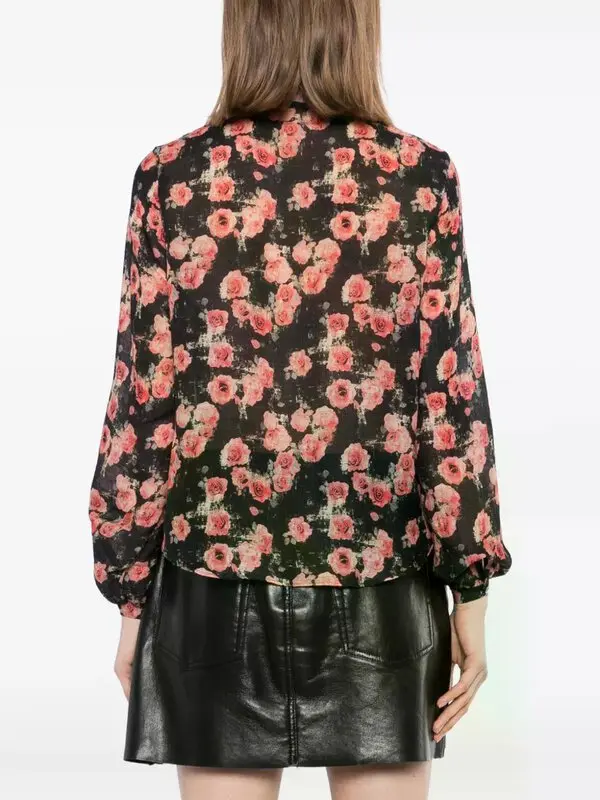 R13 Shrunken Pleated Blouse