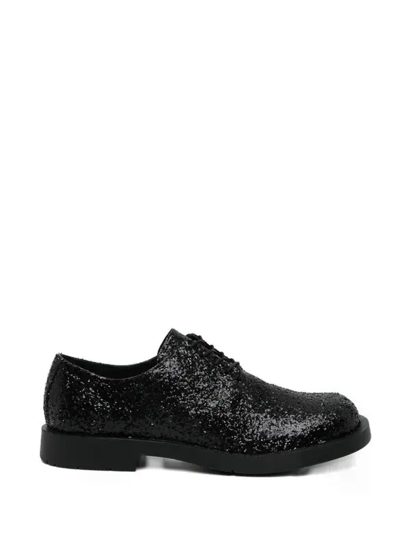 Junya Watanabe Glittered Derby Shoes - Black