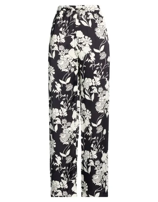 Maje Floral Print Satin Pajama Pants
