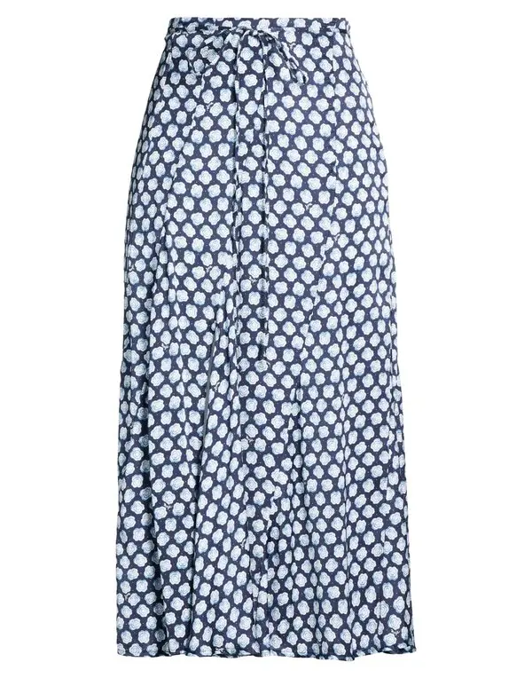 Maje Midi Skirt In Viscose With Floral Print