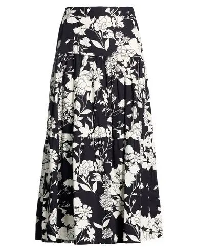 Maje Floral Print Cotton Maxi Skirt