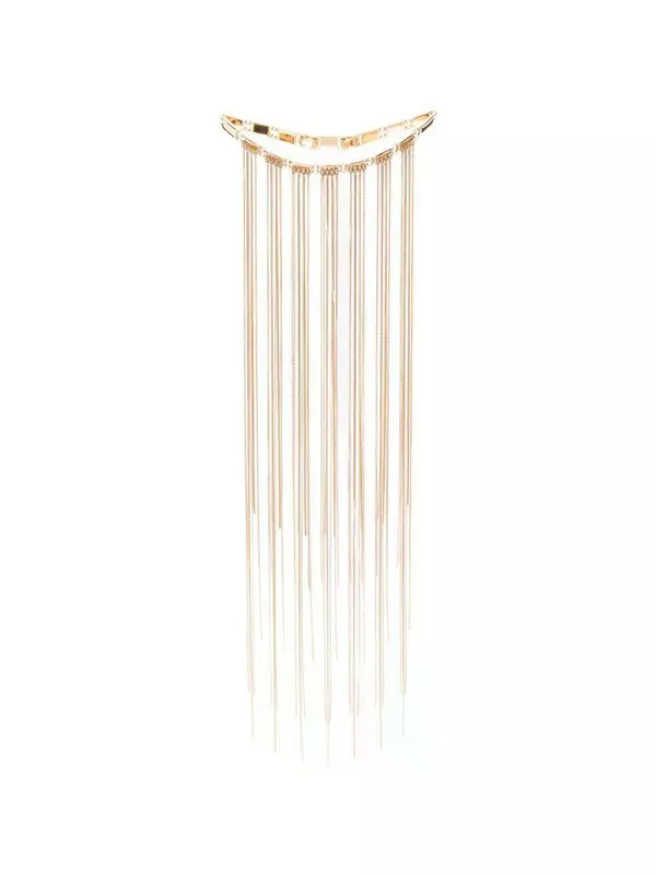 Patrizia Pepe Chain-fringe Choker Necklace - Gold