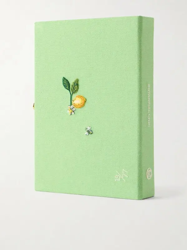 OLYMPIA LE-TAN Botanical Chic Appliquéd Embroidered Clutch