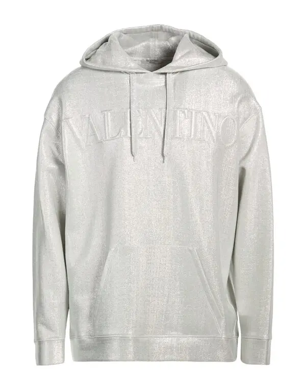 Valentino Garavani Sweatshirt In Cotton, Polyamide, And Metallic Fiber