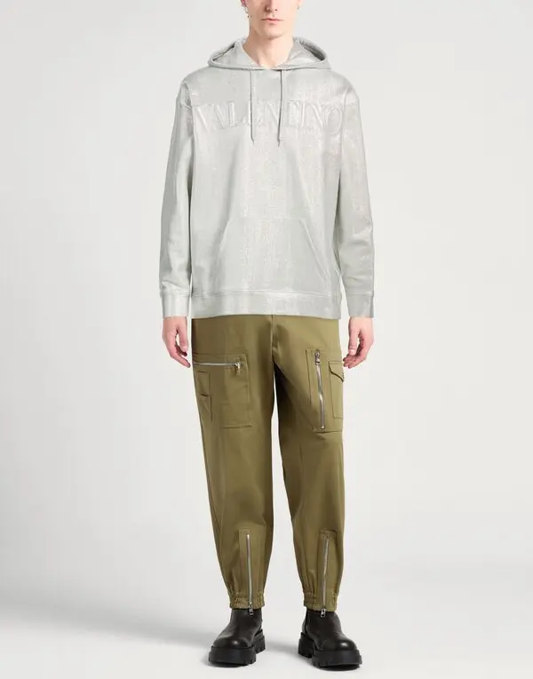 Valentino Garavani Sweatshirt In Cotton, Polyamide, And Metallic Fiber
